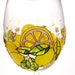 Lemon Wine Glass Hand Painted Personalised Gift for Wine Lover - Etsy