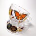 Butterfly Monarch Tea Cup and Saucer Personalised Mother's - Etsy