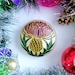 Thistle Christmas Ornaments Handmade Scottish Thistle Christmas Baubles ...