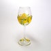 Lemon Wine Glass Hand Painted Personalised Gift for Wine Lover - Etsy