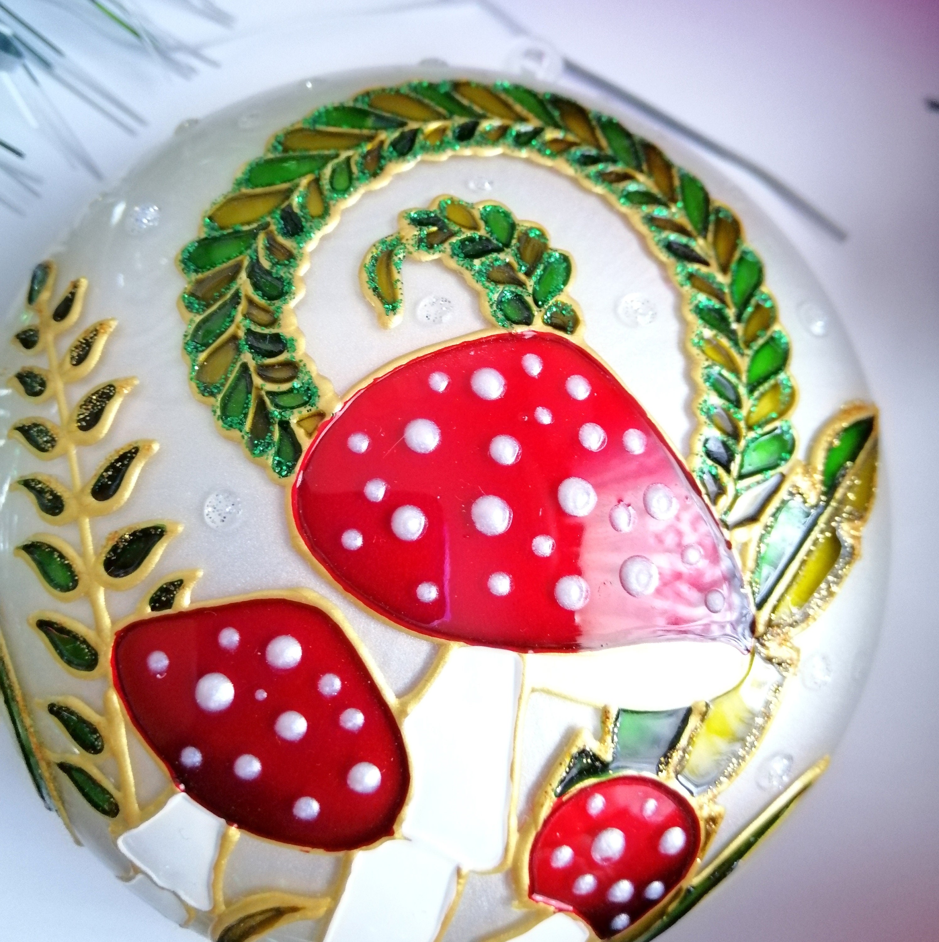 Setas adorno de navidad pintado a mano hecho a mano adorno | Etsy