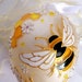 Bee Easter Egg for Basket Easter Egg With Flowers Easter Gift for ...