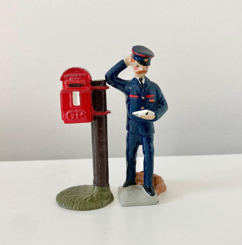 Replica Models Patrick Campbell Postman and Post Box Metal Figures ...
