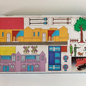 Vintage Old Fashioned Zug Mini Train Set in Box Battery Operated 1970s ...