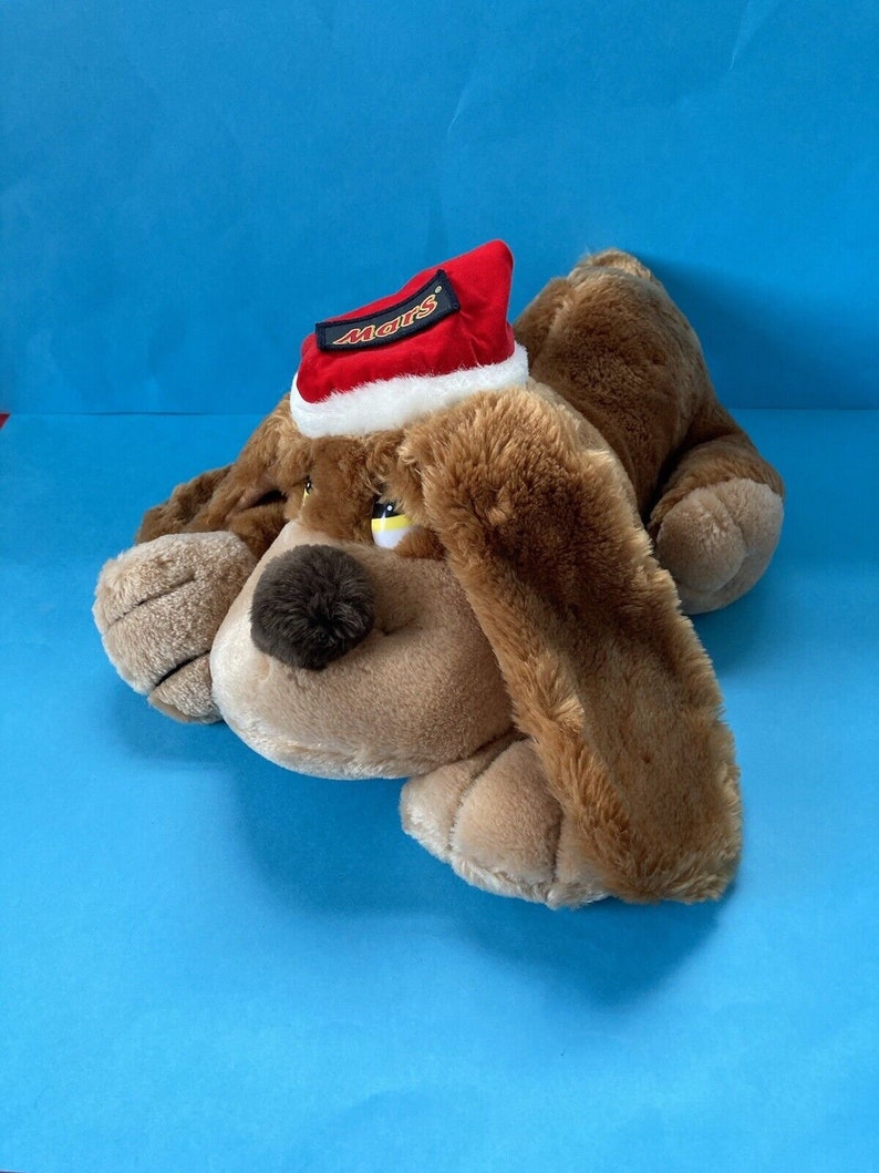 RUSS BERRIE MARS Samuel Dog 15 Soft Toy Plush Christmas Vintage 1980s ...