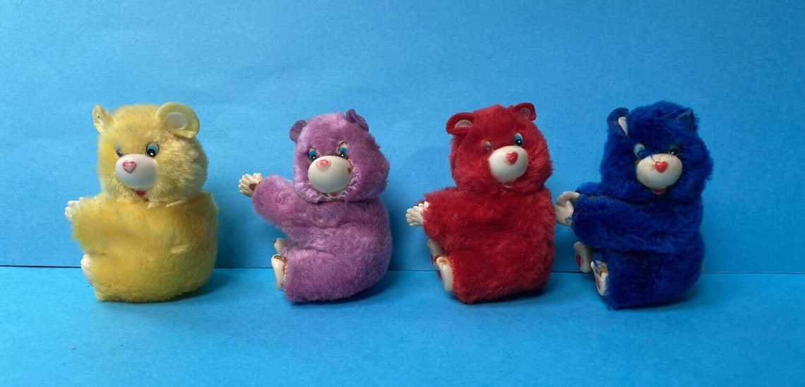 CARE BEARS Clip on HUGGER Gripper Toys X4 Vintage 1980s Retro - Etsy