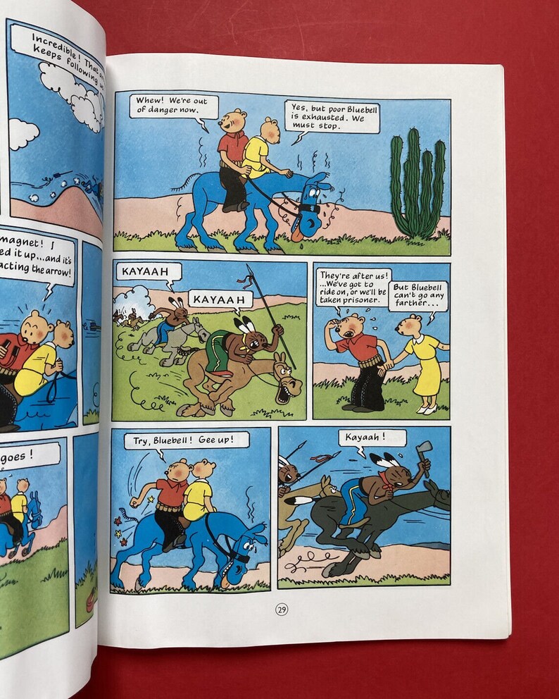 POPOL Out West by HERGE TINTIN Mammoth Softcover Book Vintage - Etsy Australia