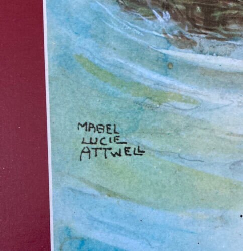 MABEL LUCIE ATWELL Peter Pan Framed Print on Board 14 X 11 Vintage ...