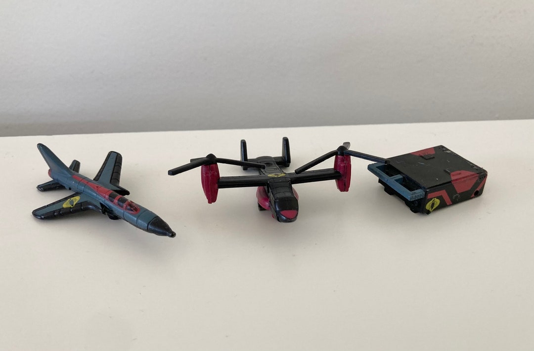 Micro Machines GI Joe Cobra Aircraft Jet Aeroplane Bundle 1996 - Etsy