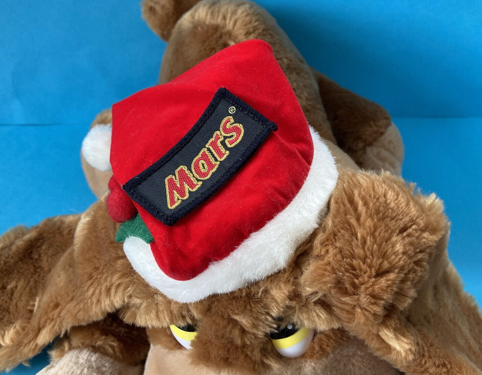 RUSS BERRIE MARS Samuel Dog 15 Soft Toy Plush Christmas Vintage 1980s ...