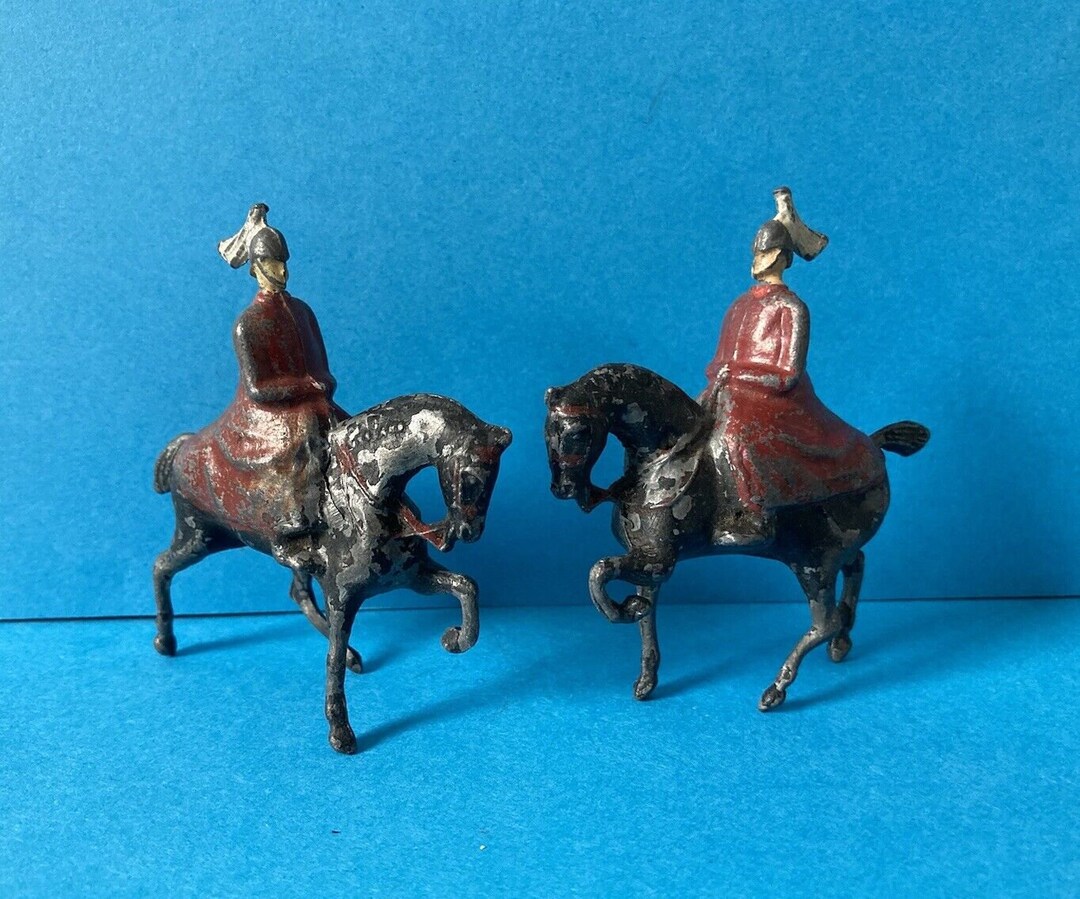 JOHILLCO John Hill Mounted Life Guards in Winter Dress X2 Vintage Lead ...