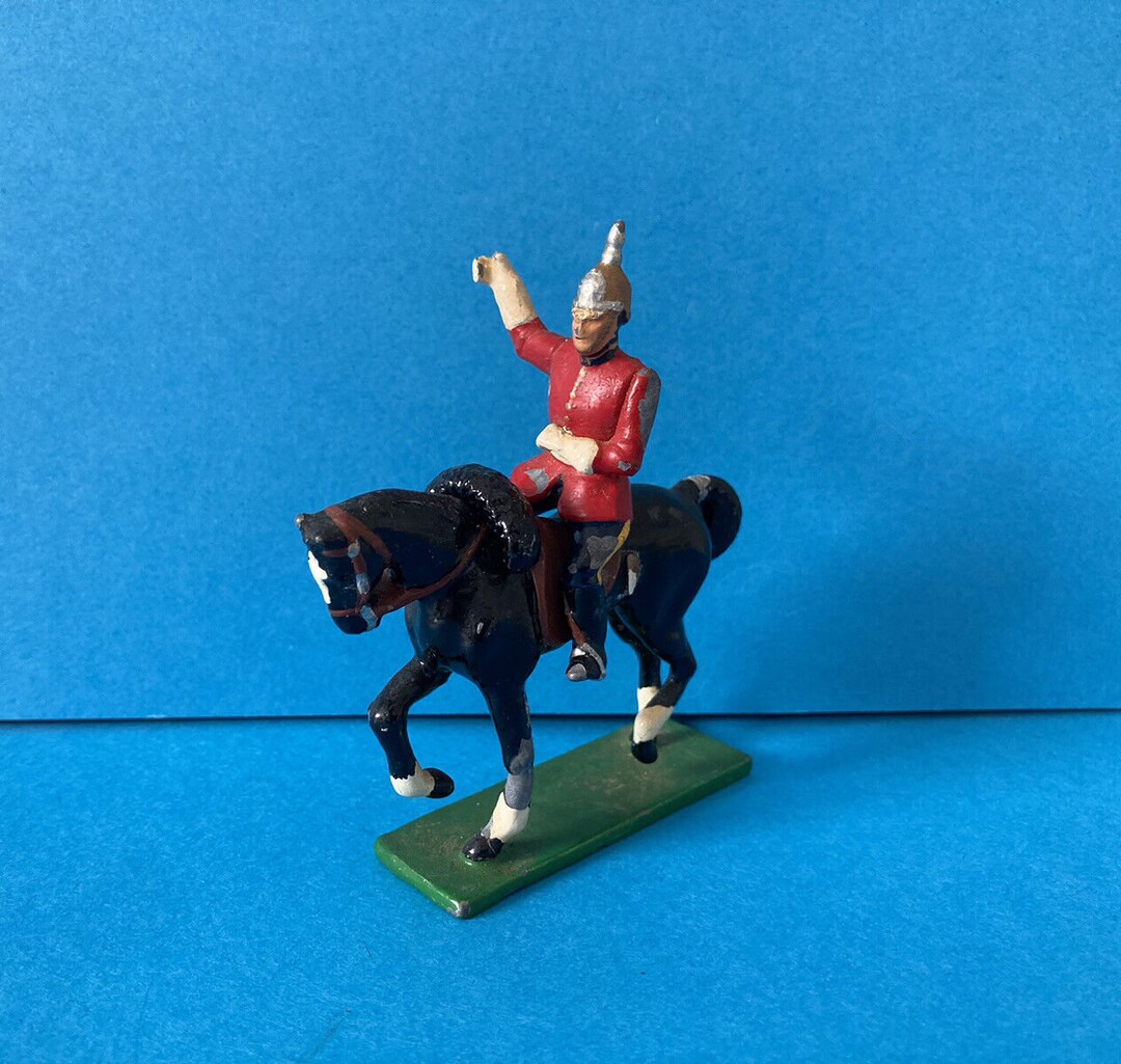 BRITISH DRAGOON CAVALRY Mounted Lead Toy Soldier Vintage - Etsy