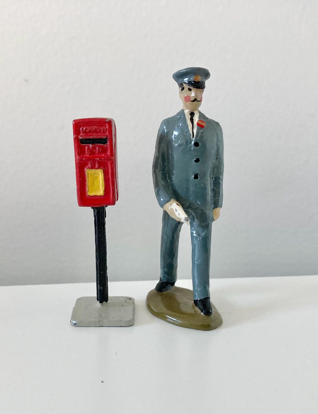 Replica Models Patrick Campbell Postman and Post Box Metal Figures ...