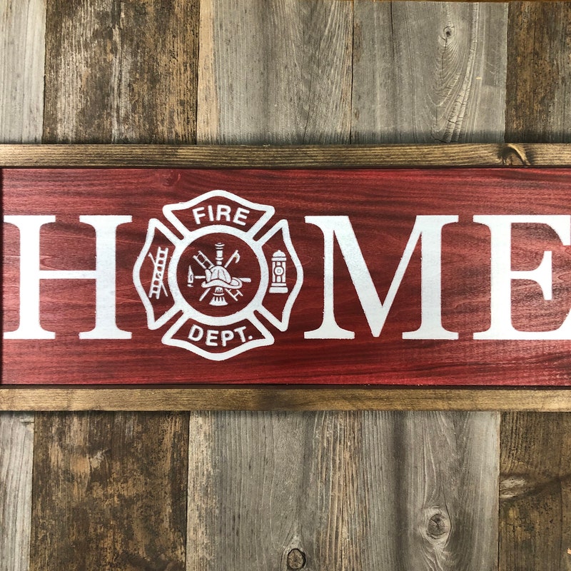 Firefighter Sign - Etsy