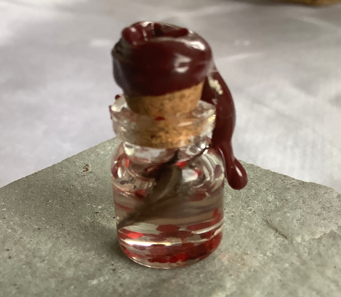 Miniature Bottle Small Potion Spell Bottles With Wax Seal. | Etsy