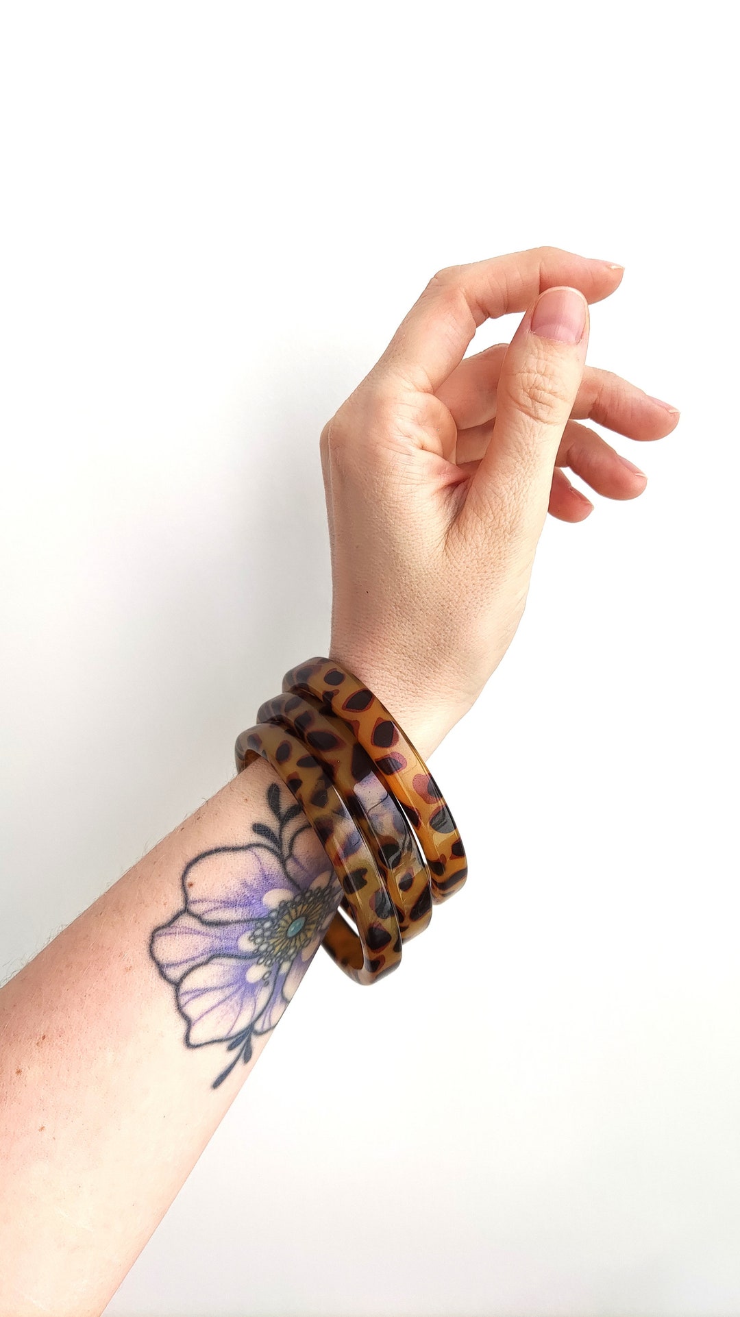 Leopard Vintage Bangles Vintage Jewellery 40 S, 50 S Style Bangles ...