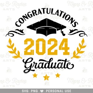 Congrats Grad Svg, Graduation Svg, Congratulations Grad Svg, High ...