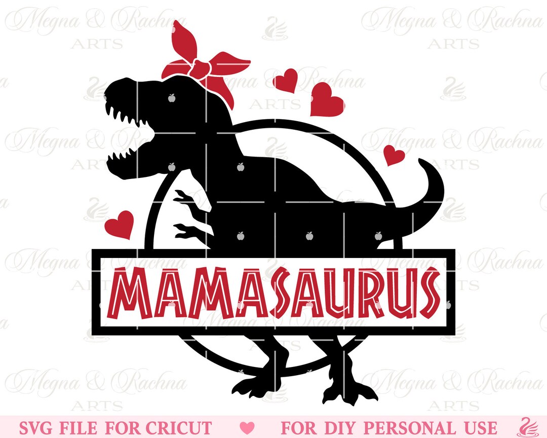 Mamasaurus Svg, Mama Saurus Rex Svg, Mama Dinosaur, Dino Mom Svg, Dino ...