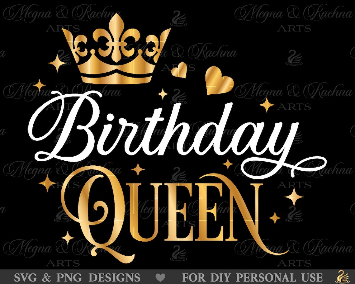 Birthday Queen Svg Queens Svg Birthday Diva Svg Women | Etsy