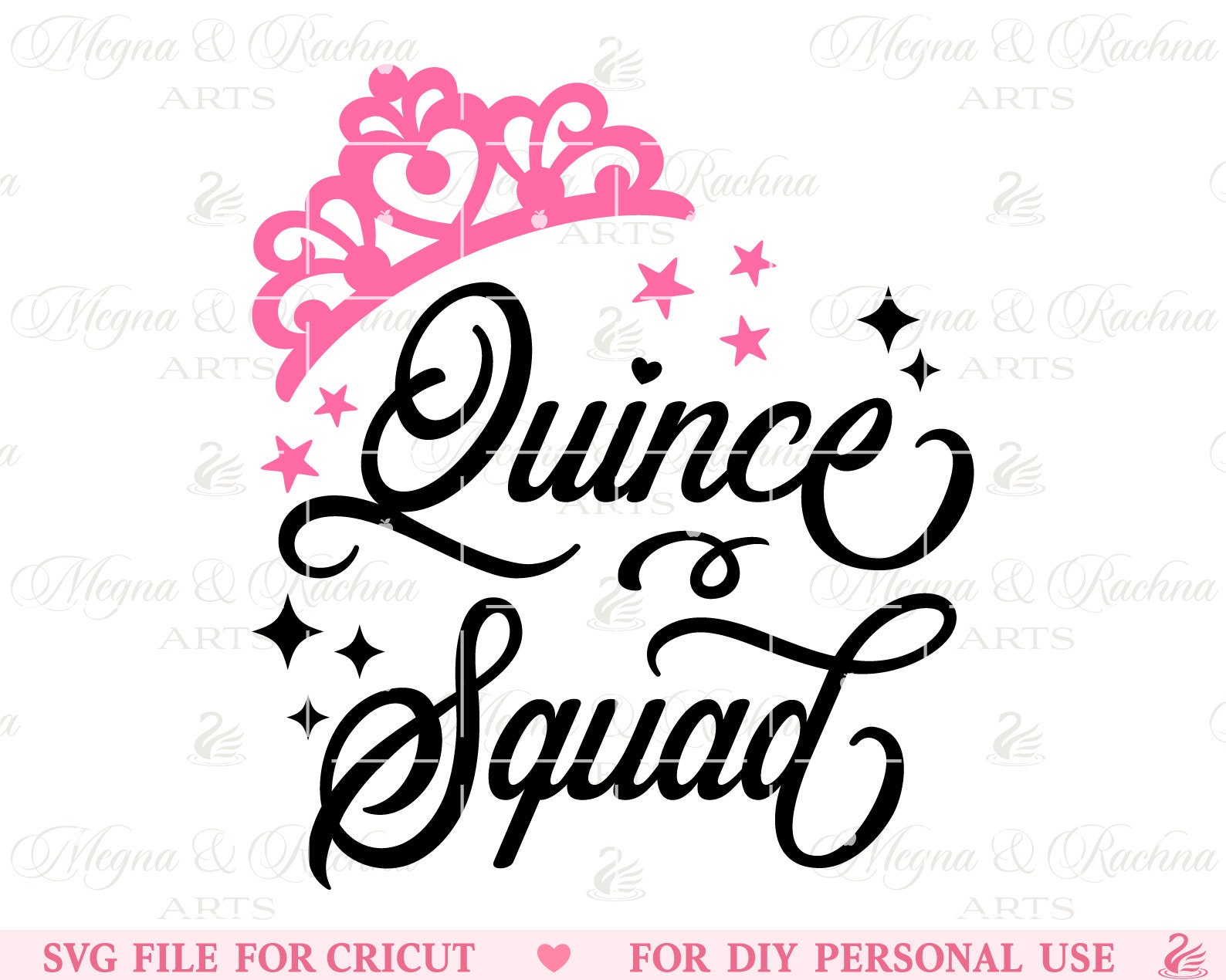 Mis Quince Svg Quince Squad Svg Quinceanera Svg Sweet 15 | Etsy España
