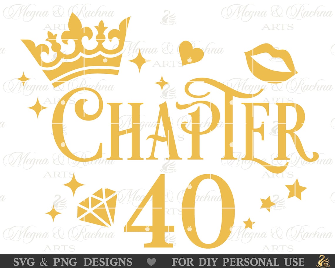 Chapter 40 Svg Chapter 40 Png 40th Birthday Svg 40 Birthday - Etsy