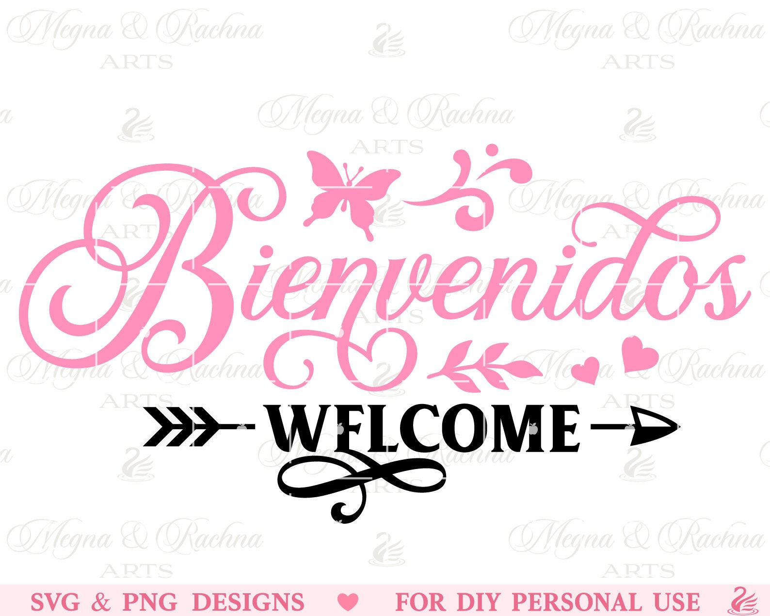 Bienvenidos Svg Spanish Welcome Sign Svg Bienvenidos Sign - Etsy