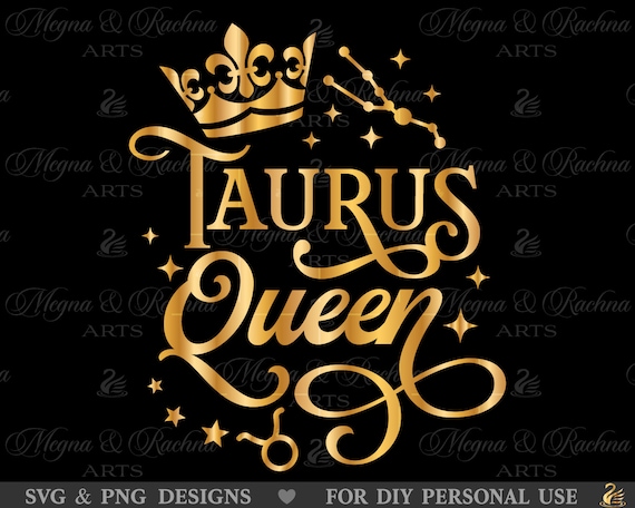 Taurus Queen Svg Taurus Svg for Women Zodiac Svg Afro Queen | Etsy UK
