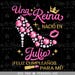 Una Reina Nació En Julio Svg Png, Feliz Cumpleaños Para Mi Svg, Una ...