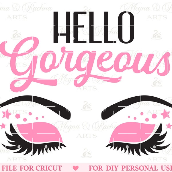 Hello Gorgeous Svg - Etsy