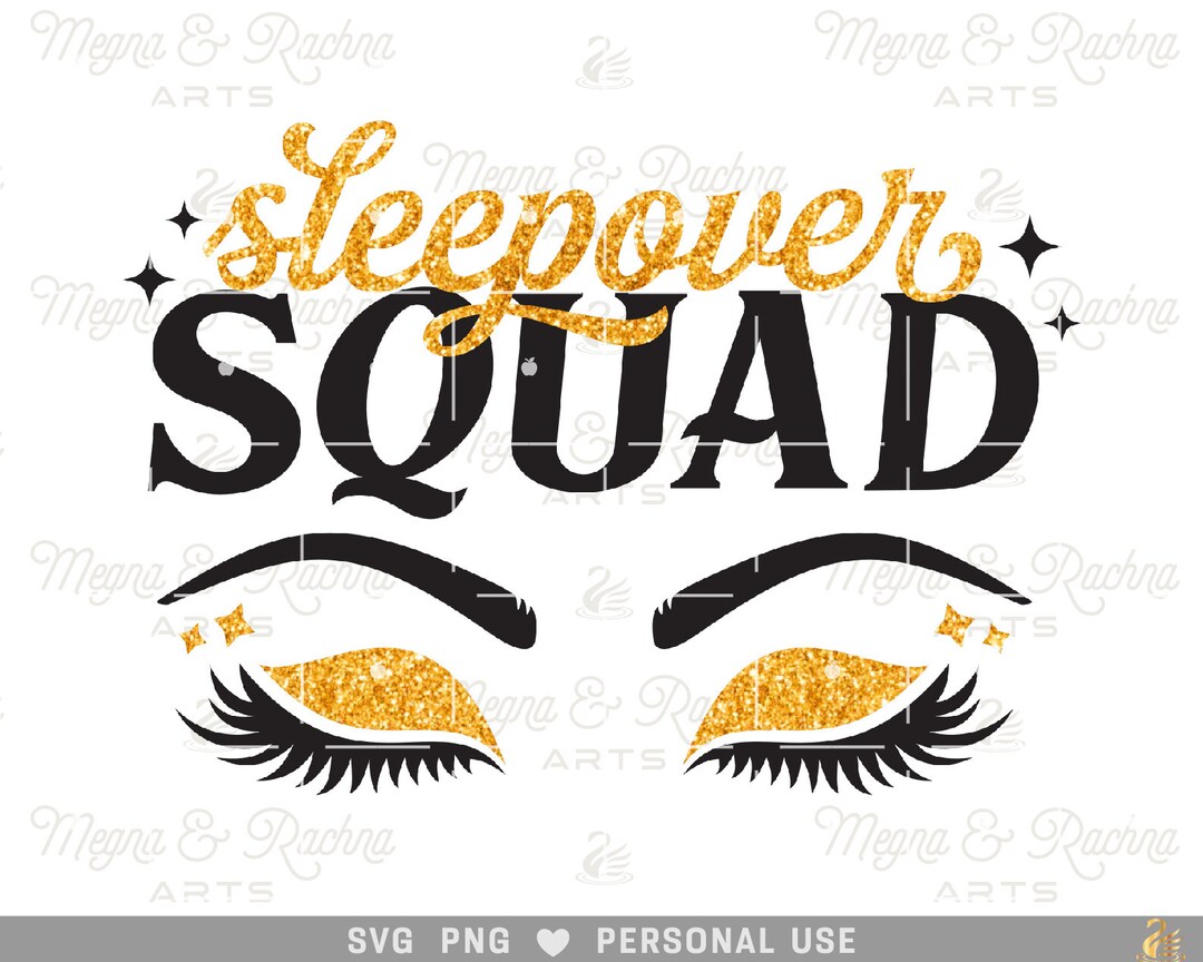 Sleepover Squad Svg Png, Sleepover Svg, Slumber Party Svg,sleepover ...
