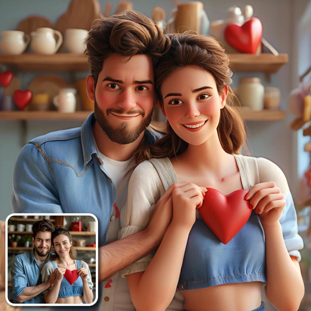 3D Pixar Portrait, Pixar Style Portrait, Cartoon Portrait, Pixar Pet ...