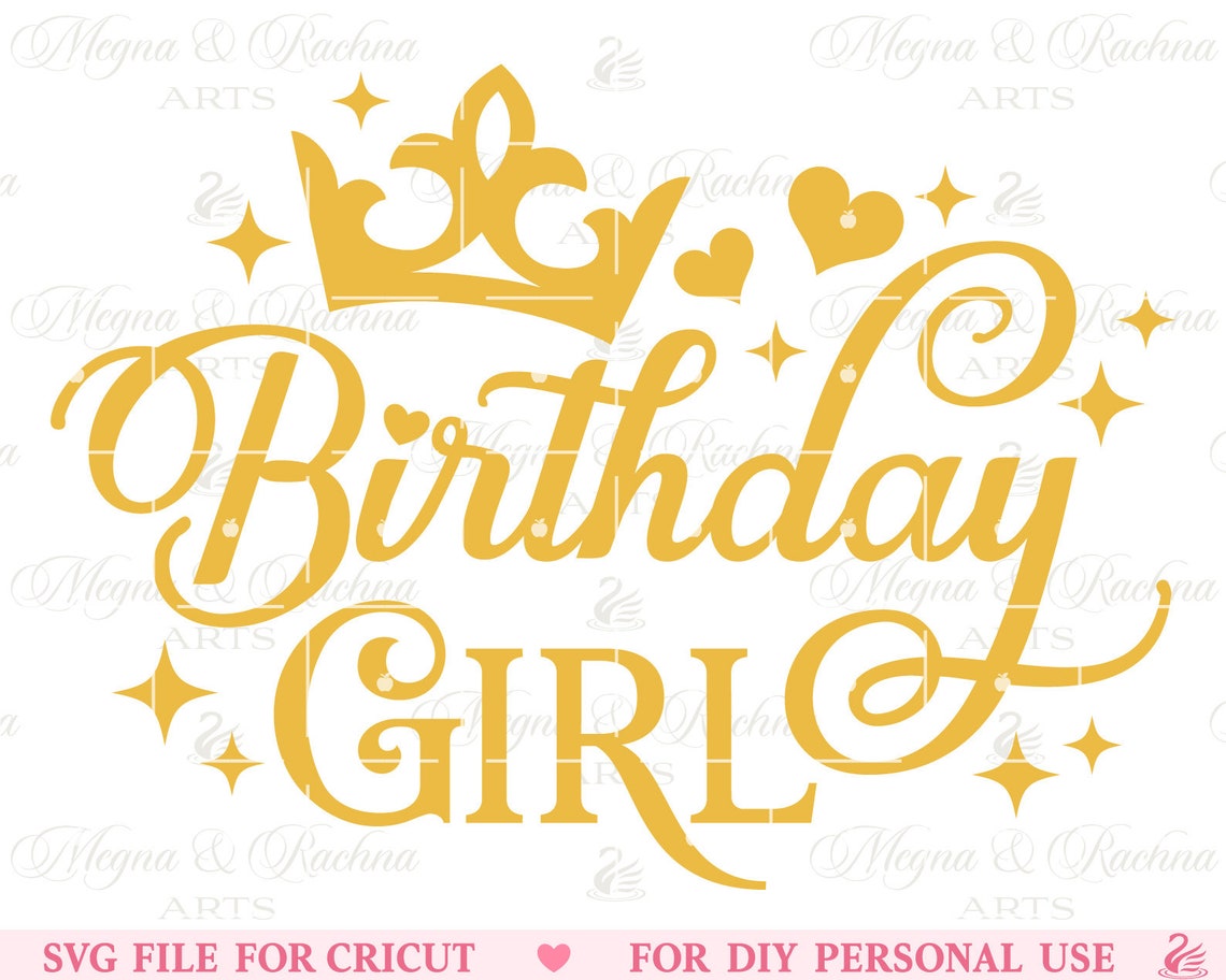 Birthday Girl Svg Birthday Svg Girls Birthday Svg Birthday | Etsy