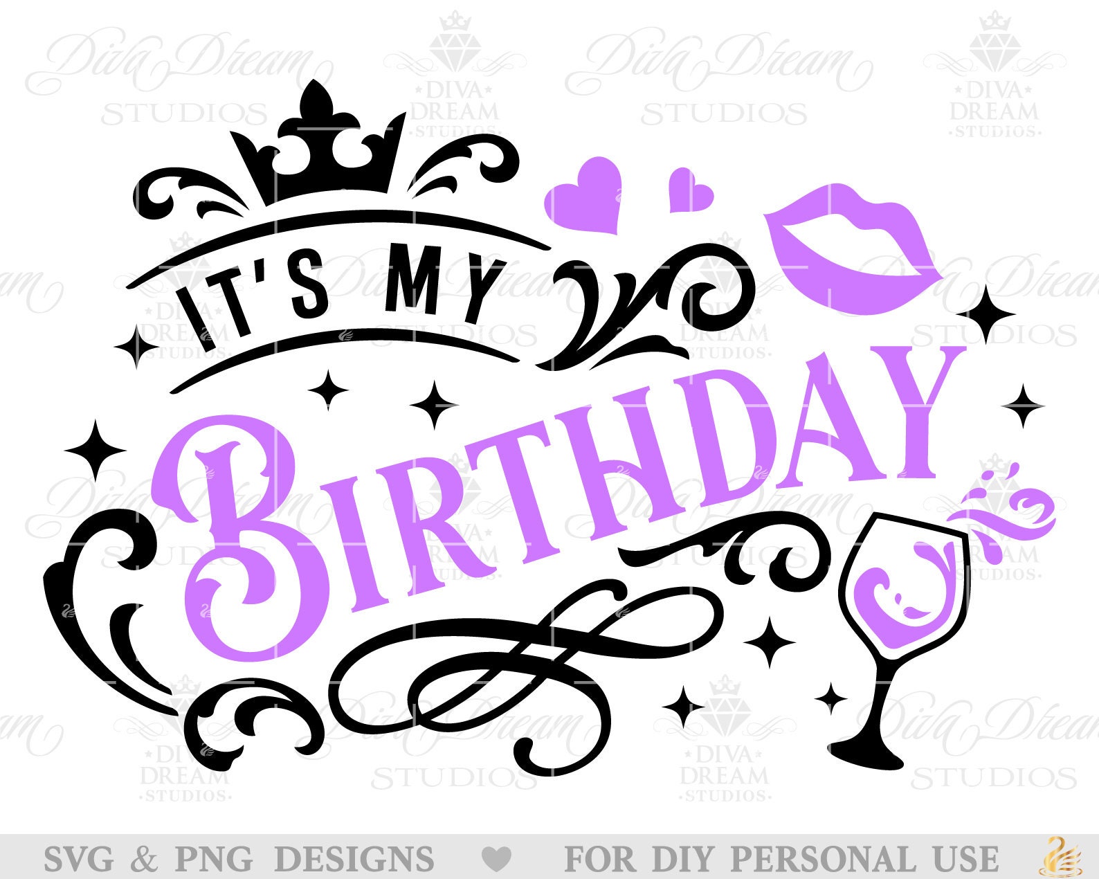 Its My Birthday Svg Birthday Women Svg Girls Gift Girl - Etsy