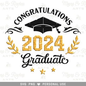 Congrats Grad Svg, Graduation Svg, Congratulations Grad Svg, High ...
