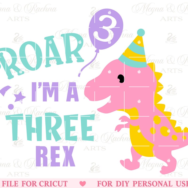 Three Rex Svg - Etsy