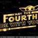May the Fourth Be With You Svg, Star Wars Svg, Fourth Birthday Svg, 4th ...