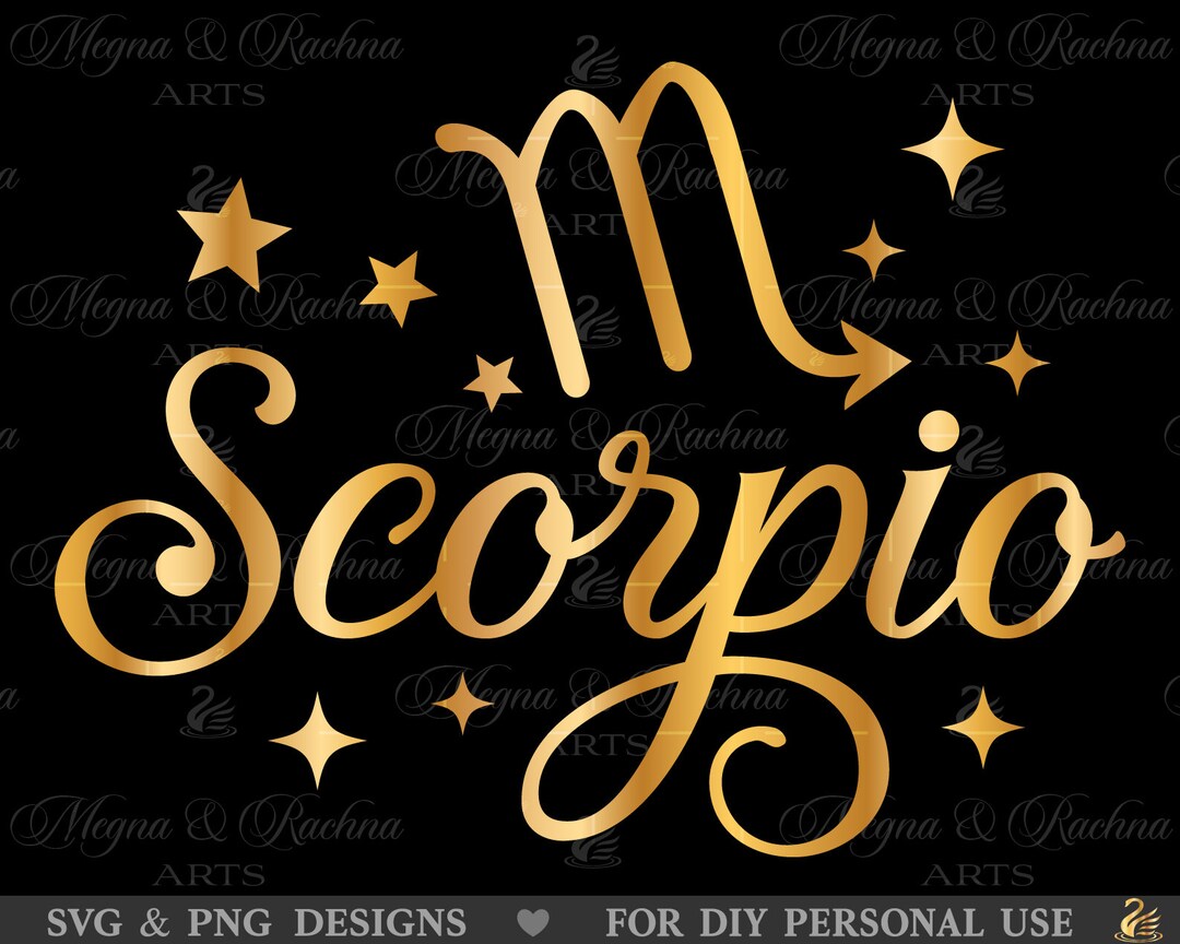 Scorpio Sign Svg Scorpio Zodiac Sign Svg Scorpio Birthday - Etsy Australia
