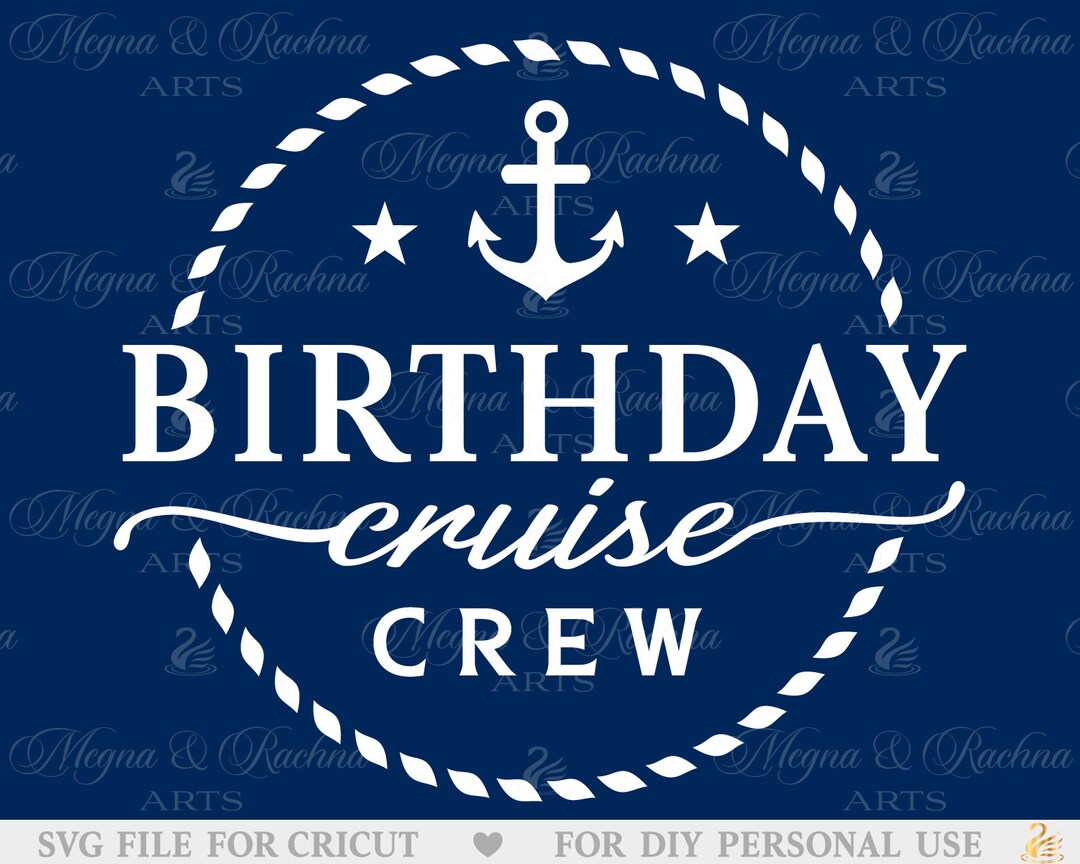 Geburtstag Kreuzfahrt Crew SVG Geburtstag Kreuzfahrt SVG - Etsy.de