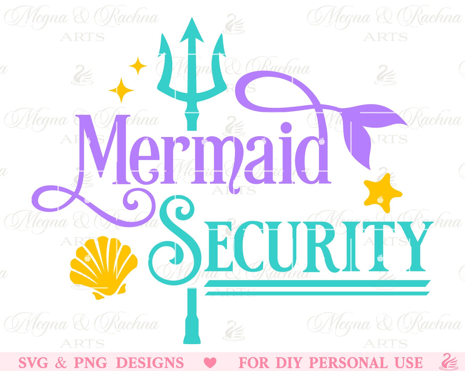 Mermaid Security Svg Mermaid Brother Svg Mermaid Dad Svg - Etsy