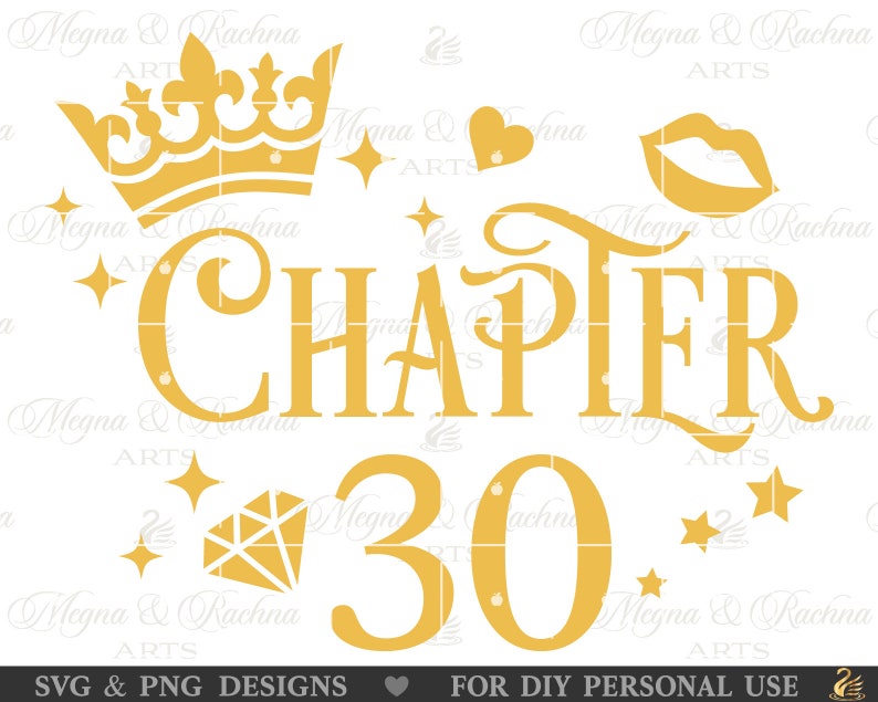 Chapter 30 Svg Chapter 30 Png 30th Birthday Svg 30 Birthday - Etsy