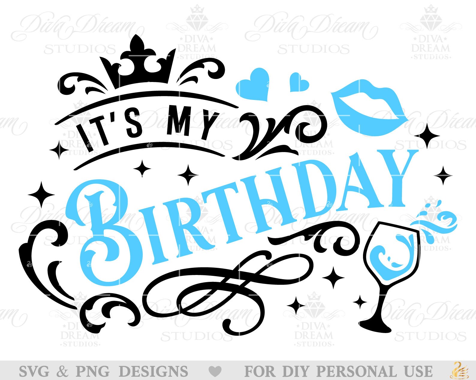 Its My Birthday Svg Birthday Women Svg Girls Happy Birthday Etsy