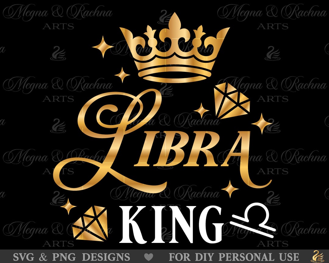 Libra King Svg Libra Svg for Men Libra Zodiac Svg Afro King - Etsy