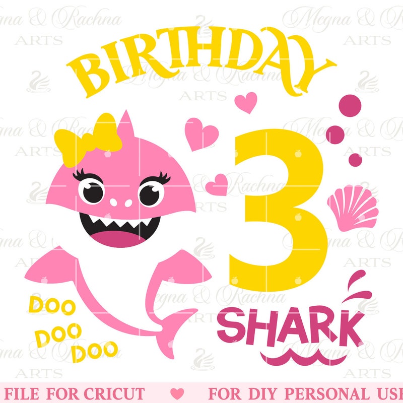 Baby Shark 3rd Birthday Party - Etsy