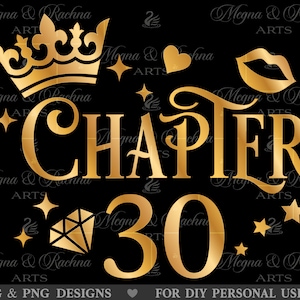 Chapter 30 Svg, Chapter 30 Png, 30th Birthday Svg, 30 Birthday Shirt ...