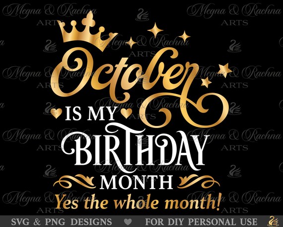 October Birthday Month