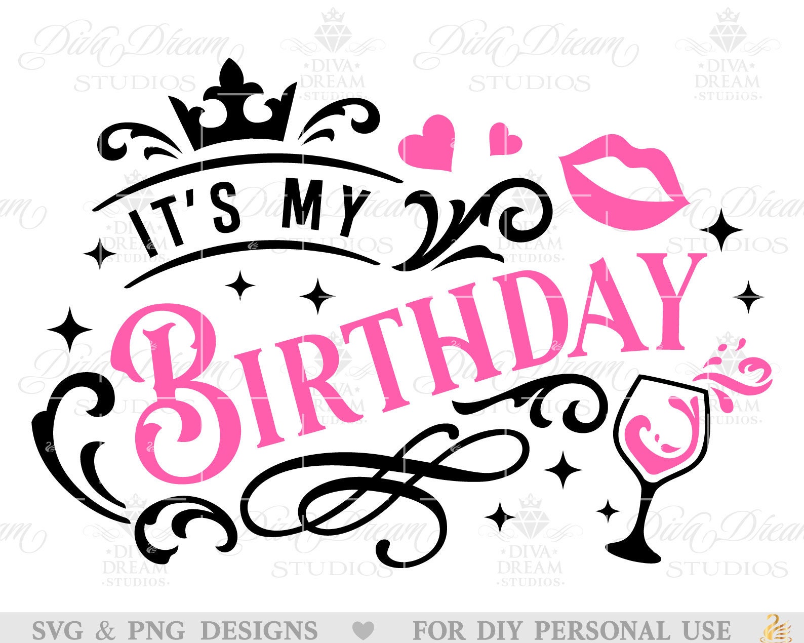 Its My Birthday Svg Birthday Women Svg Girls Happy Birthday Etsy