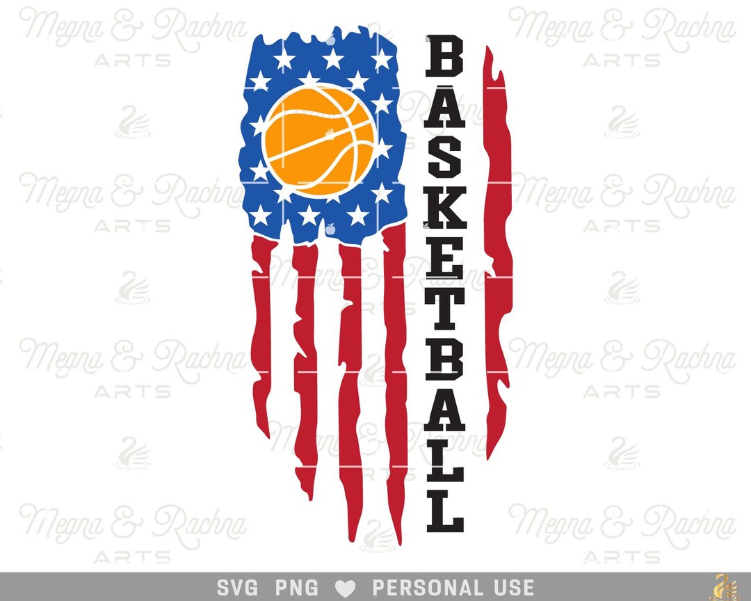 American Flag Basketball Svg,us Flag Basketball Svg, Basketball Svg ...