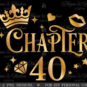Chapter 40 Svg, Chapter 40 Png, 40th Birthday Svg, 40 Birthday Shirt ...