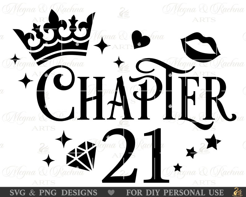 Chapter 21 Svg Chapter 21 Png 21th Birthday Svg 21 Birthday - Etsy