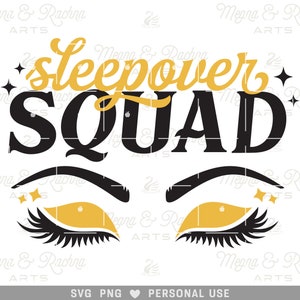 Sleepover Squad Svg Png, Sleepover Svg, Slumber Party Svg,sleepover ...
